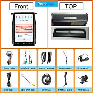 NAKEVICH 14.4 Inch Qualcomm Android 11 Car Radio for Ford F150 F-150 2009 2010 2011 2012 Stereo Upgrade Tesla Style Dash IPS Touch Screen Android Auto GPS Navigation Multimedia Player