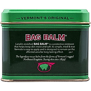 Vermont's Original Bag Balm for Dry Chapped Skin Conditions 8 Ounce Tin