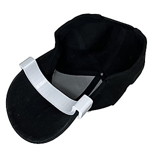 KTD Hat Shaper/Hat Curving Band/Bill Bender/Brim Bender Hat Bender Brim Bender Forming Tool for Perfect Curve Shaper Era Fitted Hat Made in USA - Two (2) Sizes for Custom Adjustable fit White