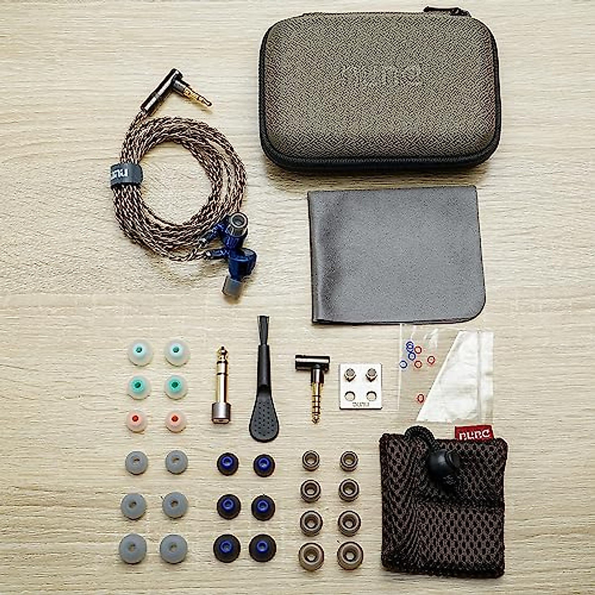 HiFiGo DUNU Falcon Ultra 1DD in-Ear Monitors, Upgraded Single Dynamic Driver with Magnesium Alloy Diaphragm IEMs in-Ear Earphones (Klein Blue)