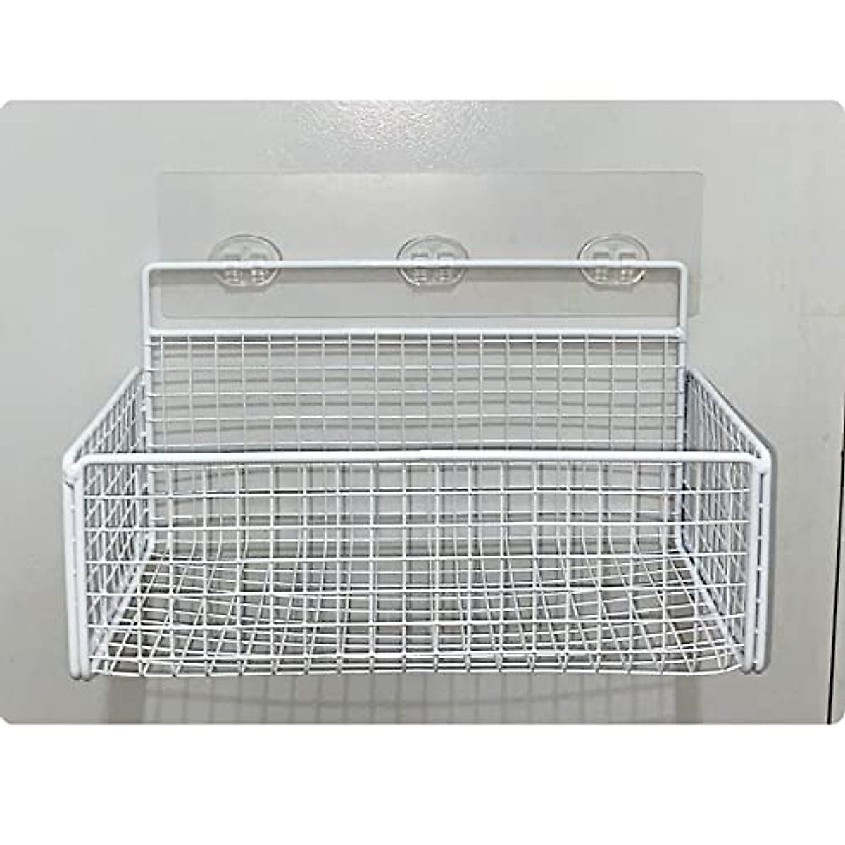 2pcs Shower Caddy Replacement Transparent Strong Adhesive Patch for Shower Caddy Soap Holder No Drilling Bathroom Storage Shelves and Kitchen Racks Holder