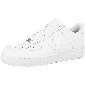 Nike Womens WMNS Air Force 1 '07 315115 112 White on White - Size 5W