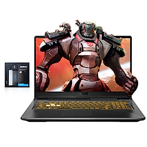 ASUS TUF 17.3" FHD 144Hz Gaming Laptop, Intel 11th Core i5-11400H, NVIDIA GeForce RTX 3050 4GB, 32GB RAM, 2TB PCIe SSD, Backlit Keyboard, WiFi 6, Windows 11, Gray, 128GB Hotface Extension Set