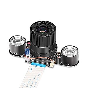 for Raspberry Pi Camera Module 4 B 5MP 1080p OV5647 Automatically Switching Between Day-Vision and Night-Vision Webcam Lens 72 Degree FoV for Raspberry Pi Model A/B/B+, Pi 2 and Raspberry Pi 3,3 b+