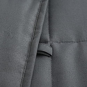 WENERSI Weighted Blanket with Duvet Cover,Cooling Weighted Blanket for Adults/Kids,Heavy Blanket with Machine Washable Soft Microfiber Cover(Dark Grey,60''x80'' 25lbs)