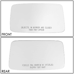 DNA MOTORING SMP-039-R Factory OE Style Right/Passenger Side Door Rear View Mirror Glass Lens [Compatible with 93-99 VW Golf/Jetta / 95-99 Cabrio]