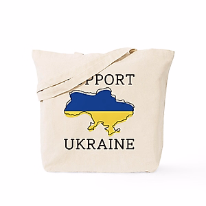 CafePress Support Ukraine Tote Bag Canvas Tote Shopping Bag