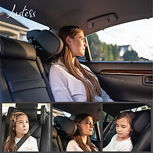 LUDESS Car Headrest Pillow, Car Neck Pillow, Roadpal Adjustable Headrest, Car Seat Head Support, Road Pal Headrest, Car Seat Headrest Pillow, Neck Pillow for Car