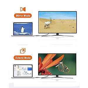 CableCreation Active DisplayPort to HDMI Adapter, DP to HDMI Adapter (Male to Female) 4K@60Hz HDR, Uni-Directional Display Port 1.4 to HDMI 4K Adapter Compatible for Desktop,TV,Monitor&More