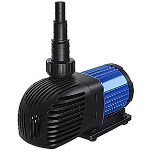 Uniclife Aquarium 24 V DC Quiet Return Pump with Controller 1052 GPH Submersible and Inline Water Pump with Feeding Mode and Memory Function for Fish Tank Pond Fountain and Sump Circulation