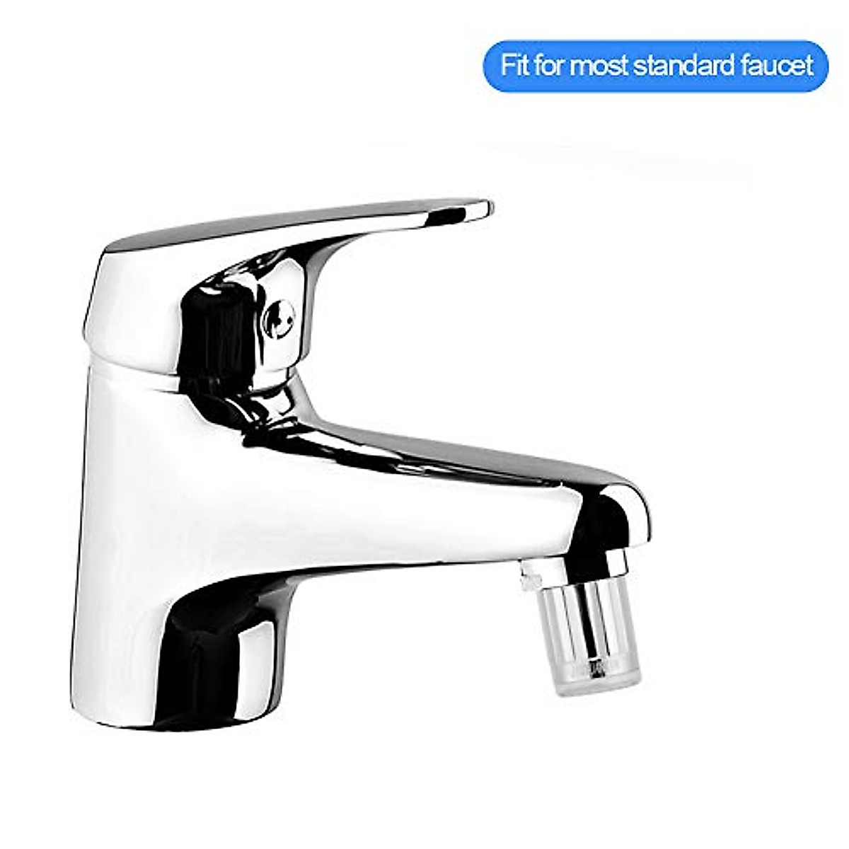 2 Pack Colorful LED Water Kitchen Faucet Light 3 Colors Changing Temperature Control.1