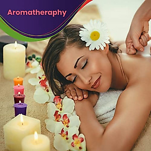 Exquizite Scented Votive Candles Gift Set - 8 pcs - Highly Scented Long Lasting Candles with 15 Hour Burn time - Lavender, Sweet Pea, Coconut Pineapple Cream and Pumpkin Spice, 2 Votives per Fragrance