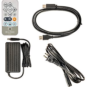 Elmo 1380 Model TT-12G Interactive Document Camera, 4K Ultra HD, 12MP 1/2.3" Image Sensor, 12x Optical Zoom, 16x Digital Zoom, Built-in SD Card Slot, Multiple Outputs, Replaced 1378 Model TT-12F