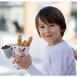 Churro Maker Kit Gun. Holds 1.5 lb of Dough + Churro Filling Piping Bag with large Needle. Includes 5 Nozzles for Churros, Gnocchi and Cookies. Fresh Churros Party. (1.5 lb Stainless Steel Barrel)