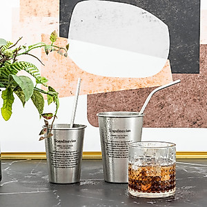 BUZIO Vacuum Insulated Stainless Steel Water Bottle with BUZIO Straw Lid and Boot, BPA Free Double Wall Water Flask, Cold for 48 Hrs Hot for 24 Hrs Simple Thermo Canteen Mug