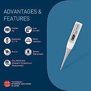 Omron MC-343 10 Second Digital Flex Thermometer