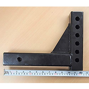 EAGLEKING Triple Ball Tri-Ball Swivel Adjustable Trailer Drop Tow Hitch Mount 2" Receiver