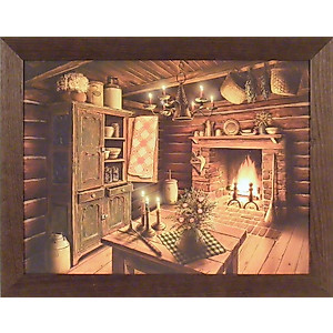 Evening Glow by Doug Knutson 22x28 Country Kitchen Rustic Art Print Wall Décor Framed Picture