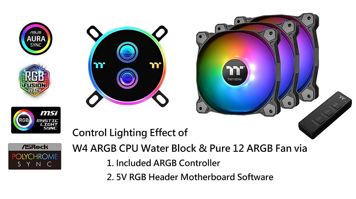 Thermaltake Pacific C360 DDC Water Cooling Kit - RGB Sync Pump & Radiator