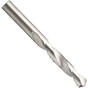 YG-1 D5412 Carbide Twist Jobber Drill Bit, Uncoated Finish, Straight Shank, Slow Spiral, 118 Degree, #18 Size, 21/128" Diameter x 2-3/4" Length (Pack of 1)