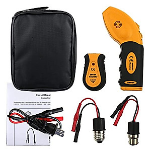 allsun AC 100-120V Circuit Breaker Finder,Miniature Circuit Detector,Non-Contact Voltage Sensor LED Auto-Sensing Receiver Transmitter,Locate AC Circuits/Fuses Socket Plugs