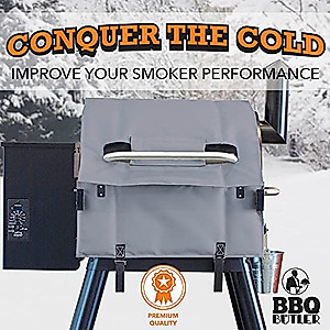 BBQ Butler Smoker Insulation Blanket for Traeger Pro 575, Traeger Pro 22 Series and Lil' Tex Elite - Thermal Insulated Blanket - Pellet Smoker Accessories - Keep Grilling During Winter