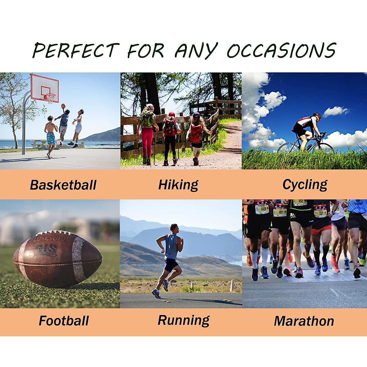 Yoknatt White Performance Ankle Athletic Socks Elite Youth Basketball Socks for Mens Womens Boys Crew Socks Cushioned Sports Running Cycling Compression Socks 4 Pack