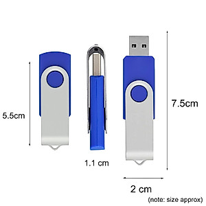 Rpanle USB for Windows 10 Install Recover Repair Restore Boot USB Flash Drive, 32&64 Bit Systems Home&Professional, Antivirus Protection&Drivers Software, Fix PC, Laptop and Desktop, 16 GB USB - Blue