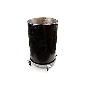2 Heavy Duty Drum Dollies 1000 Pound - 55 Gallon Swivel Casters Wheel Steel Frame Non Tipping Hand Truck Capacity Dolly