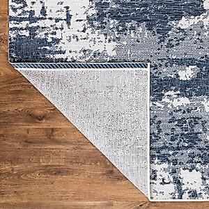 Keen Home Design Outdoor Runner Rug - 2x8 Washable Indoor/Outdoor Rug for Patio, Balcony, Kitchen, Garden, Beach, Deck and Porch. Size: 2'2" x 7'7"