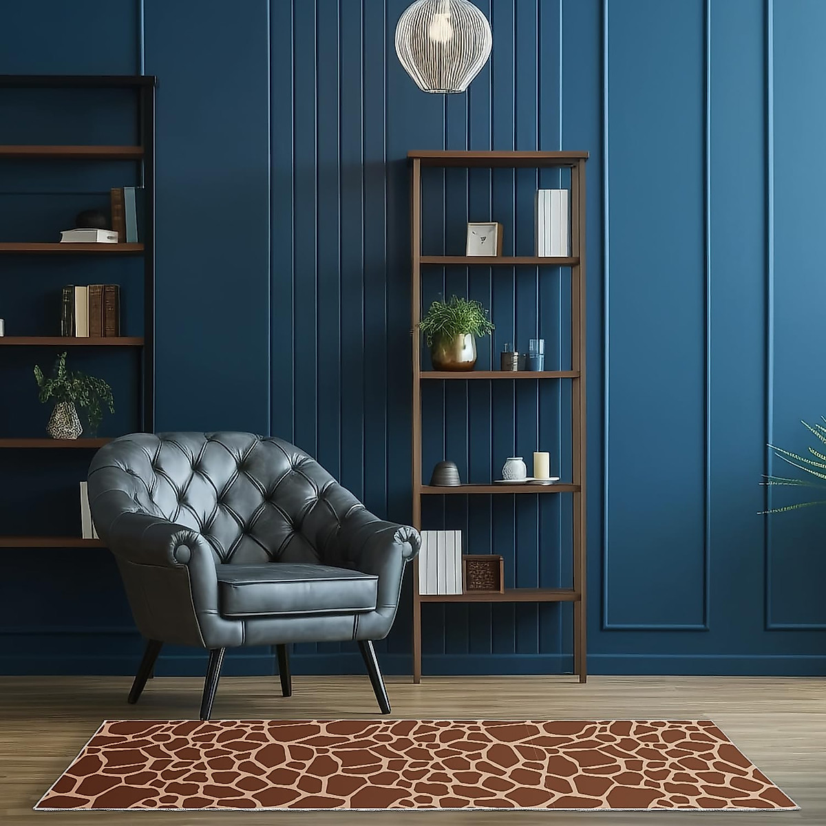 TUOJINRUIDA Stripe Patterned Indoor Runner Rug 2' x 12' 60 x 360 cm Non-Slip Washable Ideal for Hallway, Kitchen, Entryway, Living Room & Bedroom