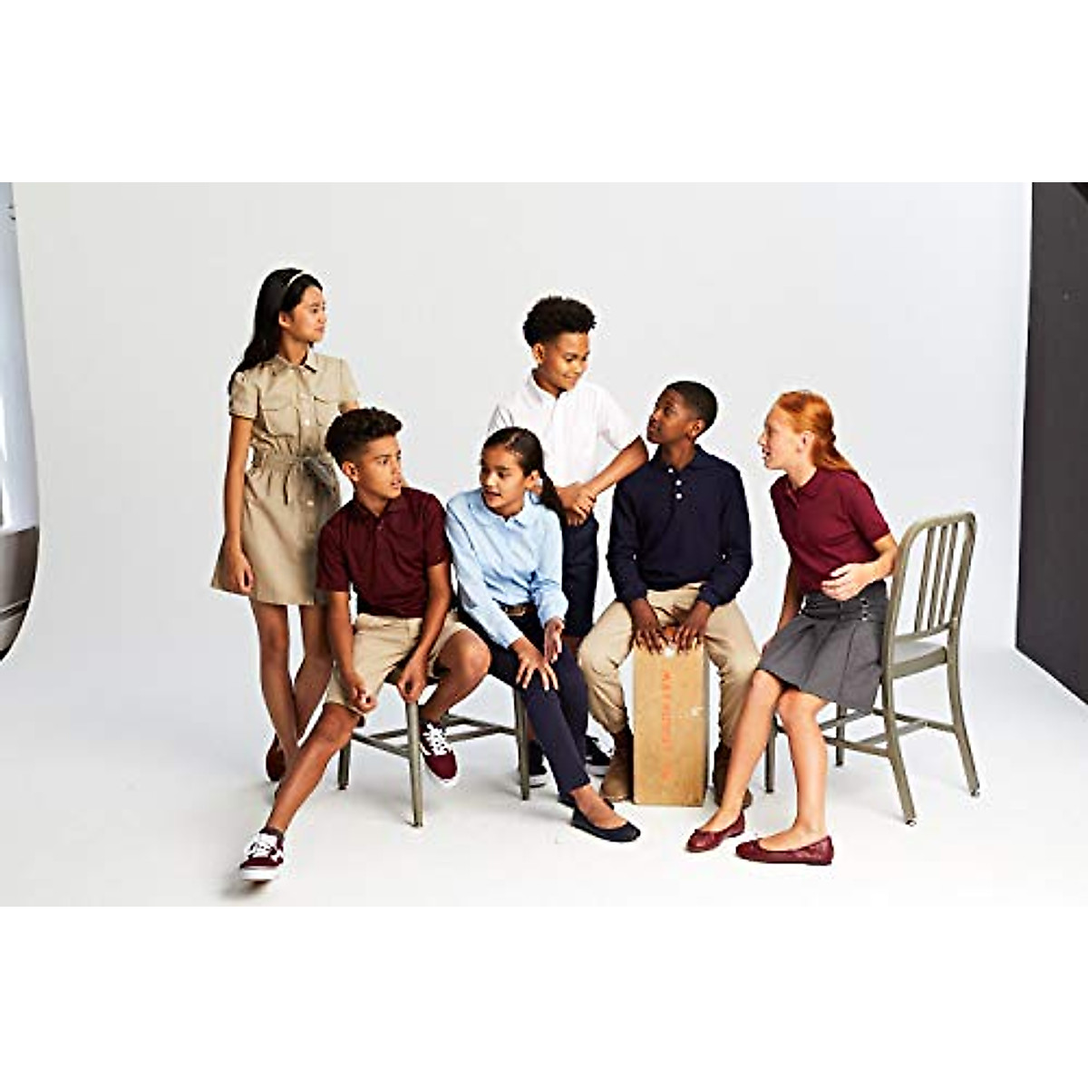 French Toast Boys' Big Pull-on Twill Jogger Pants, Khaki, 12