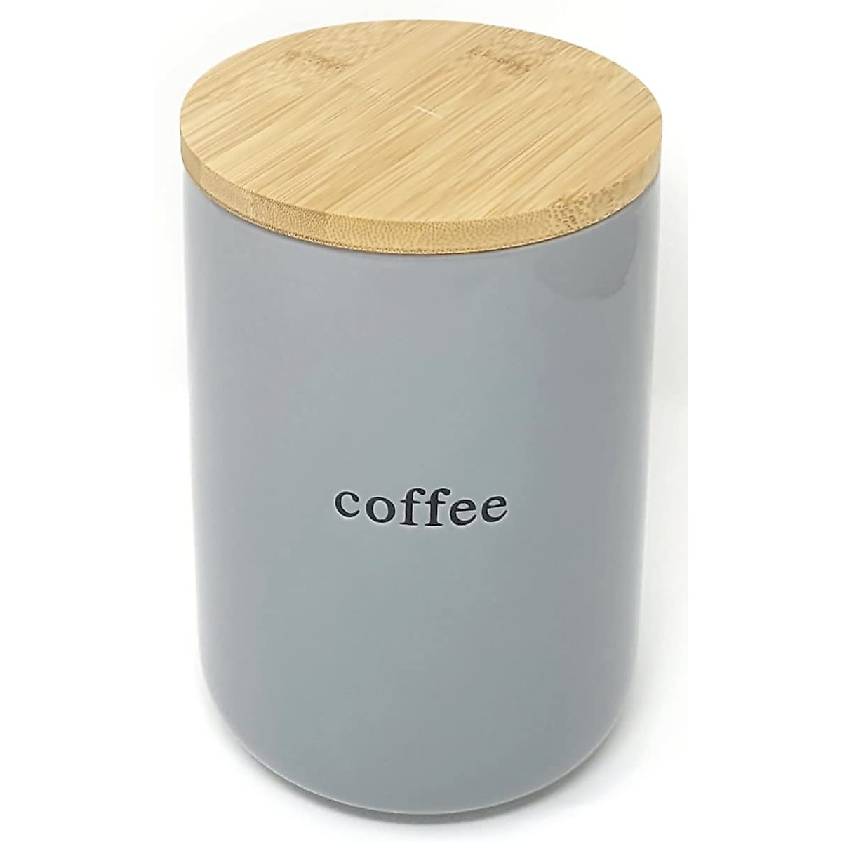 Signature Housewares COFFEE canister with Lid, Gray