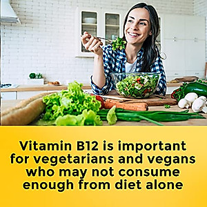 Nature Made Vitamin B12 1000 mcg, Dietary Supplement For Energy Metabolism Support, 160 Time Release Tablets, 160 Day Supply