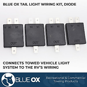 Blue Ox BX8848 4 Diodes Taillight Wiring Kit