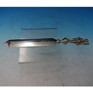 English Silverplate Desk Set 3pc Knife Seal Pen in Original Fitted Box (#5888)