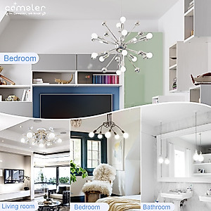 comzler G25 LED Globe Light Bulbs, 80 Watt Equivalent 5000K Daylight Vanity, 900LM LED Bathroom Light Bulbs, E26 Medium Screw Base, Non-dimmable, Pack of 4