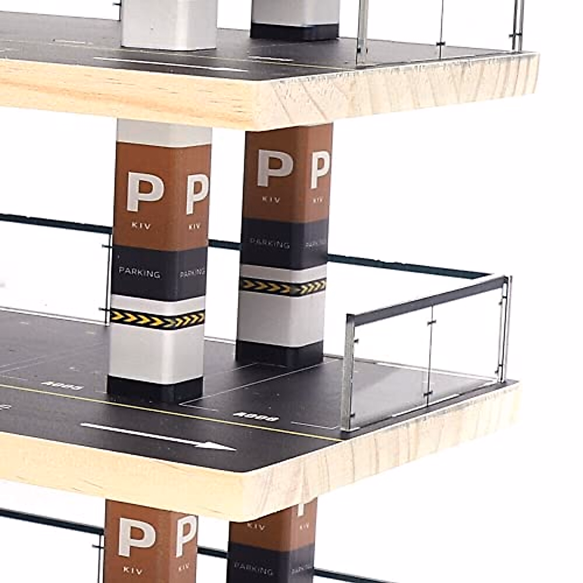 Bazargame 1:64 Diorama Parking Lot Scene Model ,ToysModel Car Garage Model for Car Parking Lot Display Mini Garage Suitable for Model Cars, Decorative Children's Gifts, Toy car Storage and Collection