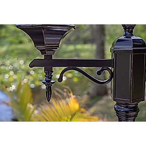 Kenroy Home 93434ORB Villa Lanterns, 2 Light Portable Post, Oil Rubbed Bronze