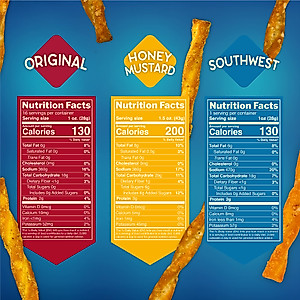 Dot's Homestyle Pretzels 18 Ounce Family Size Variety Flavor Pack Seasoned Pretzel Twists (3 Pack)