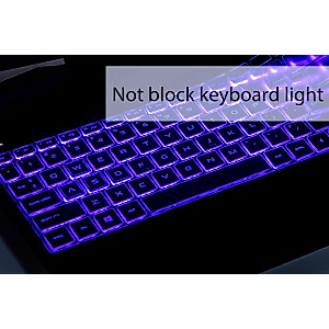 Keyboard Cover for Dell Gaming G15 5510 5515 5520 5521 5525, Dell Inspiron 3501 3505 5501 5502 5505 5508 5584 5590 5593 5598 7000 7590 7591 7501 7506 7706 7790, Dell Vostro 15 3501 5501 5590 7590