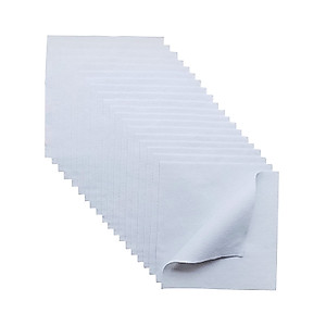 Jtnohx Soft White Felt, Flexible Felt Fabric for Toy Handwork, 12"x12" 20Pcs Felt Sheets 1.4mm Thick for DIY Craft and Sewing Projects