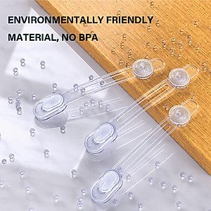 nediea Baby Proofing Cabinet Locks, Drawer Locks Baby Proofing, Child Safety Strap Locks, Universal for Drawers, Fridge, Dishwasher, Toilet Seat, Cupboard, Oven,Trash Can, No Drilling (2 Pack)