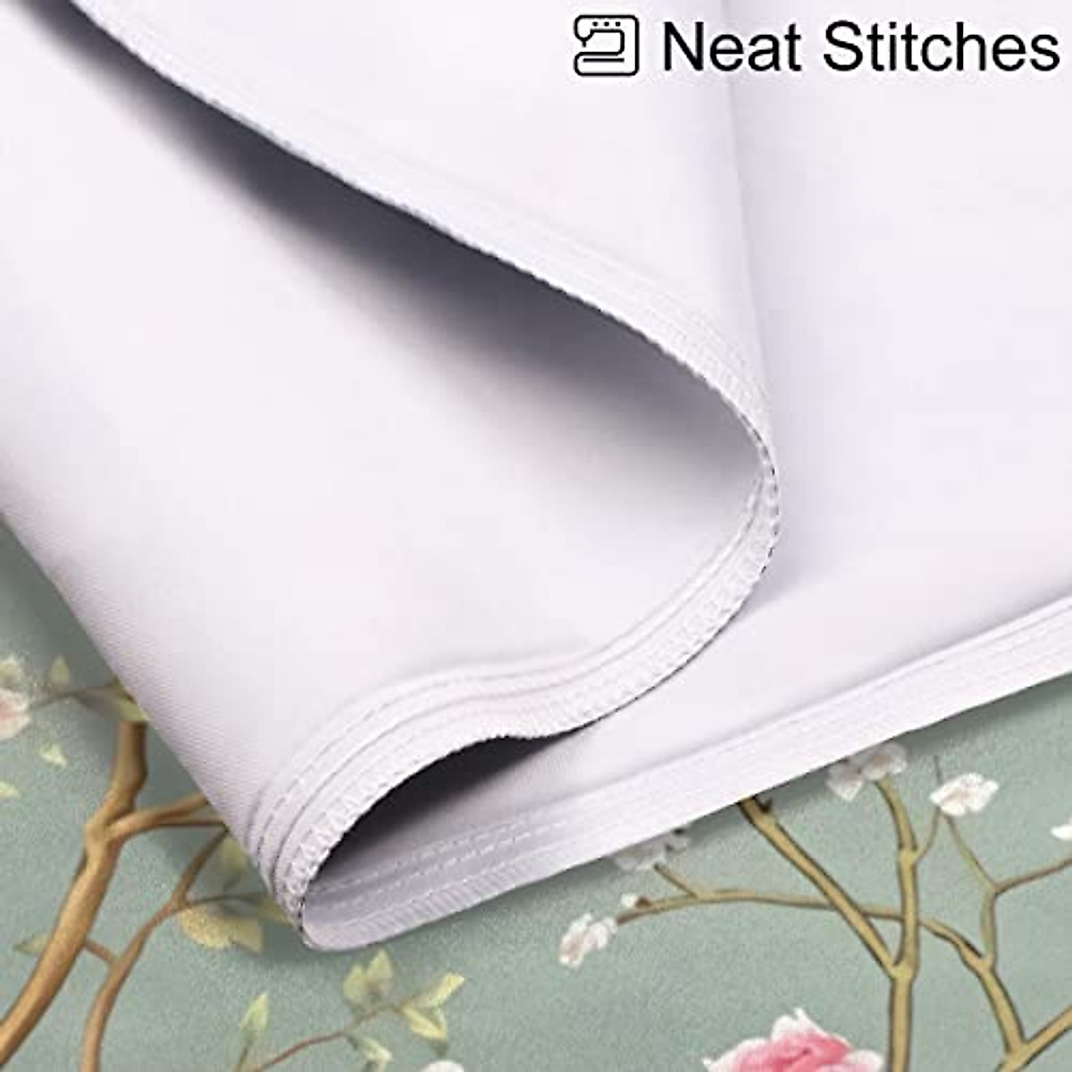 Envelope Closure Satin Pillowcase for Hair and Skin Silk Pillowcase Standard Size Spring Peach Blossom Flower Pattern Pillow Cases Cooling Satin Pillow Covers