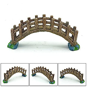 NC Aquarium Ornament, Resin Fish Tank Arch-Bridge Drawbridge Rock Décor for Aquarium Landscape Decoration, Pack of 1 (Drawbridge01)