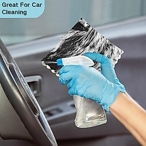 Black White Scottish Highland Cow Vintage Style 6 Set Kitchen Dish Towels, Washcloths Cleaning Cloths Dish Cloths, Absorbent Towels Lint Free Bar Tea Soft Waffle Towel 11"x11"