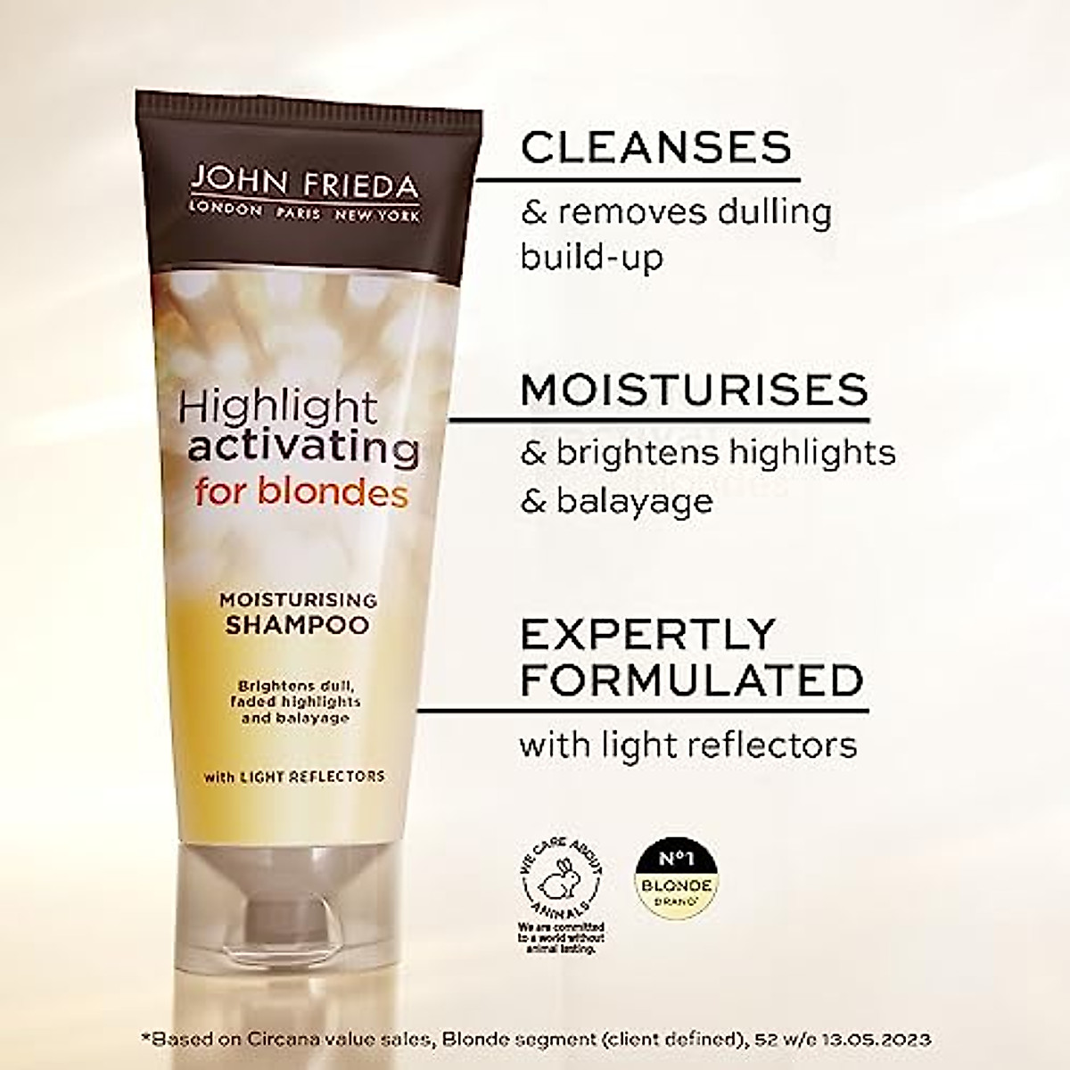 John Frieda Sheer Blonde Highlight Activating Moisturising Shampoo 250ml by John Frieda