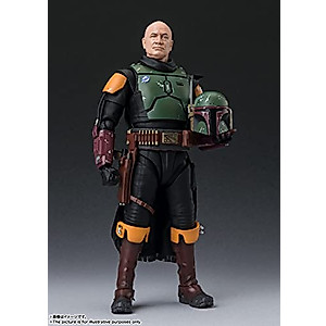 S.H. Figuarts Boba Fett (Star Wars: The Book of Boba Fett) Approx. 6.1 inches (155 mm), AVS, PVC & Fabric, Pre-Painted Action Figure