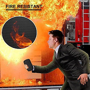 BALAPERI Fireproof Flash Drive Case(Case Only), Water Resistant USB Storage Case, Soft Material USB Flash Drive Holder, Portable Electronic Organizer Bag for USB Flash Drive,Thumb Drive,Memory Stick