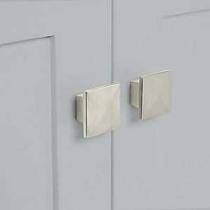 ARIEL 42" Grey Bathroom Vanity Base Cabinet, Right Offset Sink Configuration, 2 Soft Closing Doors, 9 Full Extension Dovetail Drawers, Brushed Nickel